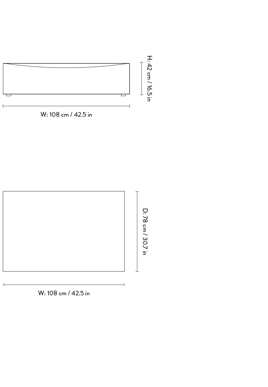 Catena Pouf Rectangular L501 Hot Madison - Sand – Ferm Living